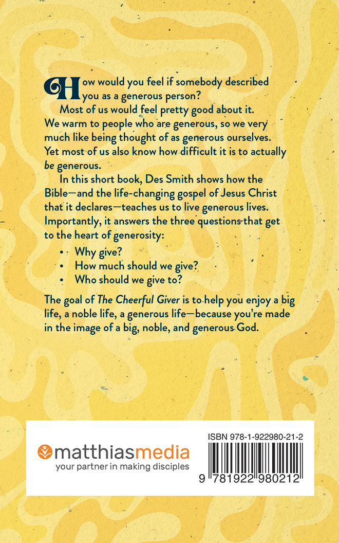 The Cheerful Giver – matthiasmedia.com.au